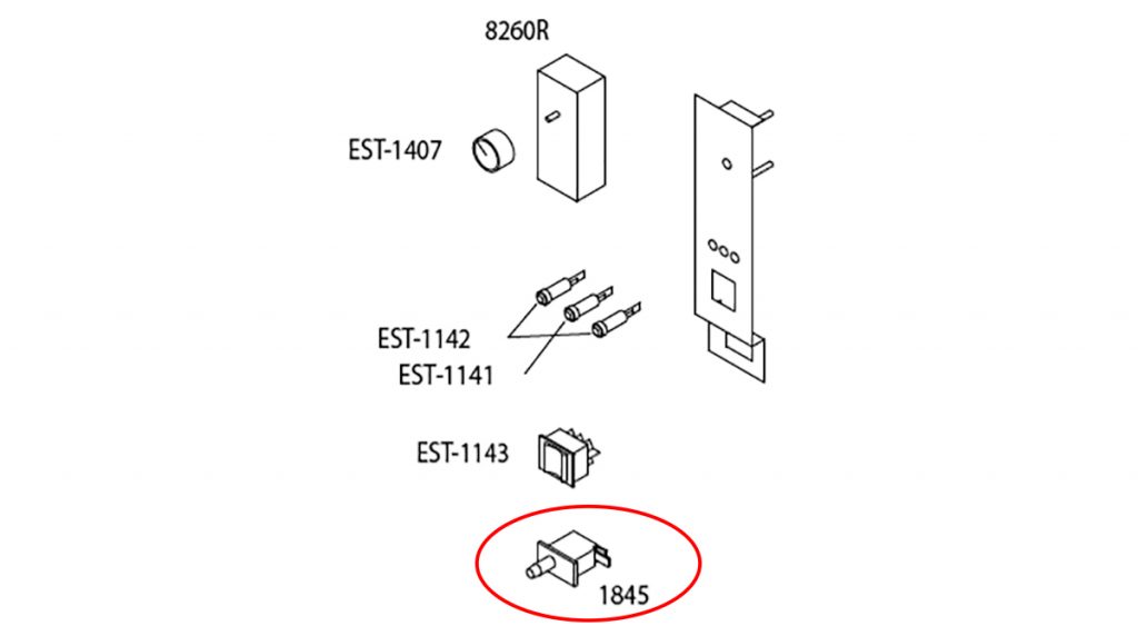 Herrmidifier Herrtronic Part #1845 Humidifier Door Interlock Switch